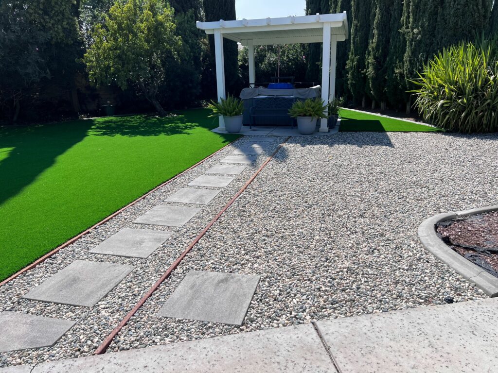 Complete Landscape Transformation in Tracy, CA | FG Pavers and Turf